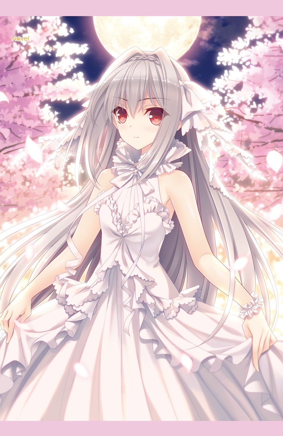 navel suzuhira hiro tsuki ni yorisou otome no sahou sakurakouji luna dress | #1106973 | yande.re